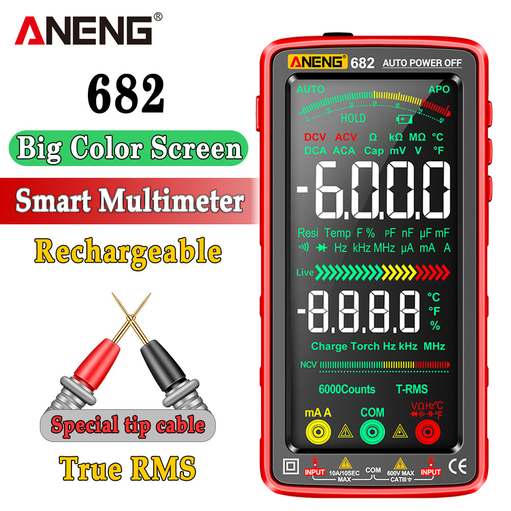 Jual BEST SELLER Smart Digital Multimeter 6000 Counts AC/DC Ammeter ...