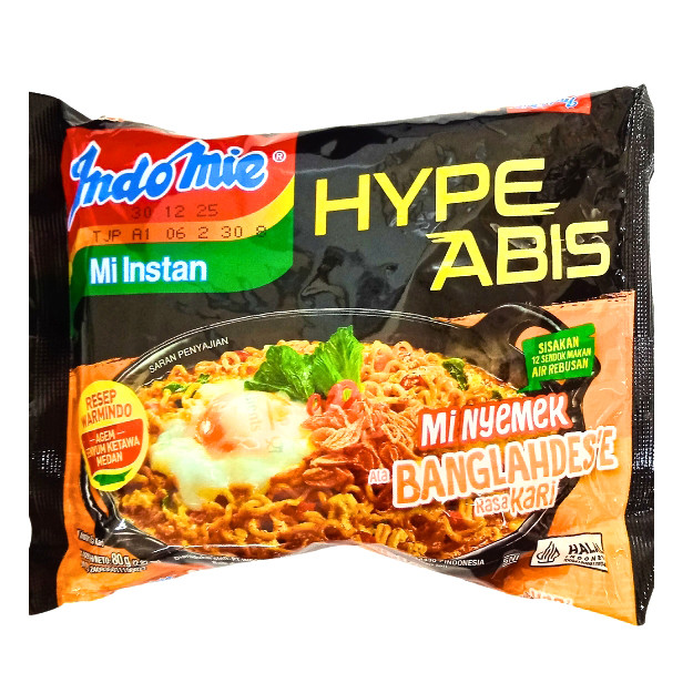 Jual S33375 INDOMIE MIE NYEMEK BANGLAHDES`E RASA KARI MIE INSTANT 80GR ...