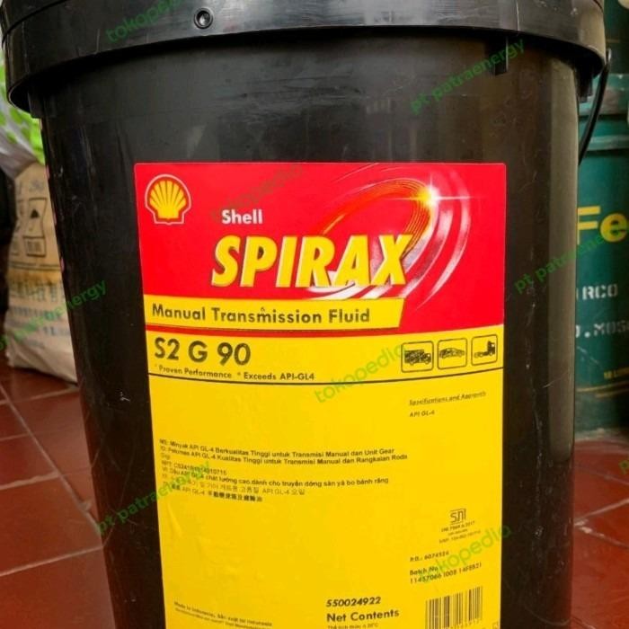Jual OLI SHELL SPIRAX S2 G 90 / 20 LITER | Shopee Indonesia