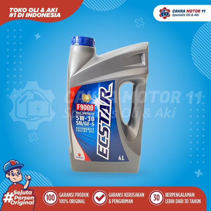 Jual Pilihan- Suzuki Ecstar F9000 5W30 Sn/Gf-5 4Lt | Shopee Indonesia