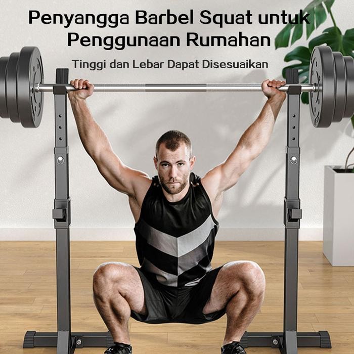 Jual Rak bench press split squat rumah tangfa sederhana - rak barbel ...