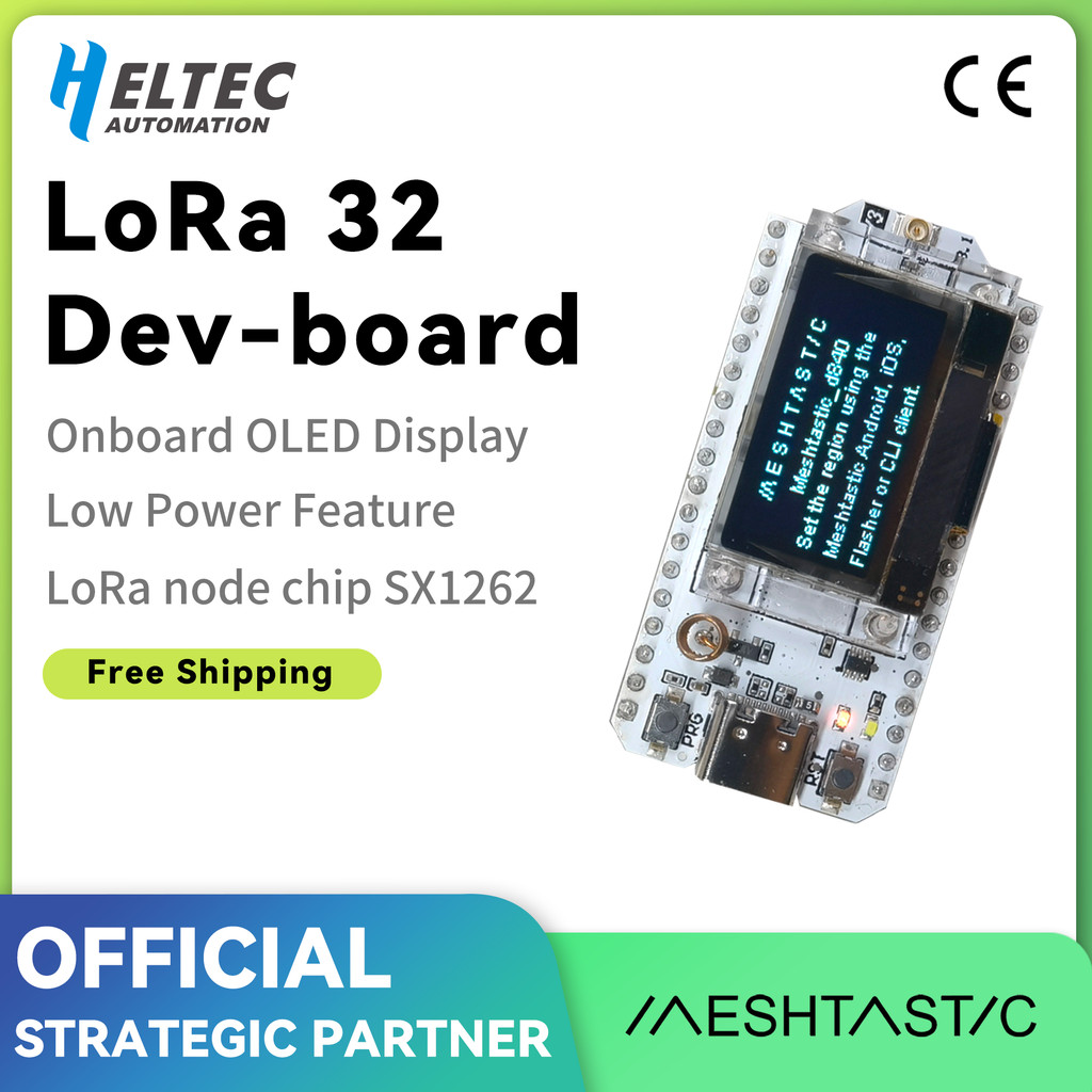 Jual Meshtastic MeshCore Heltec LoRa32 V3 868MHz 915MHz Official Dev ...