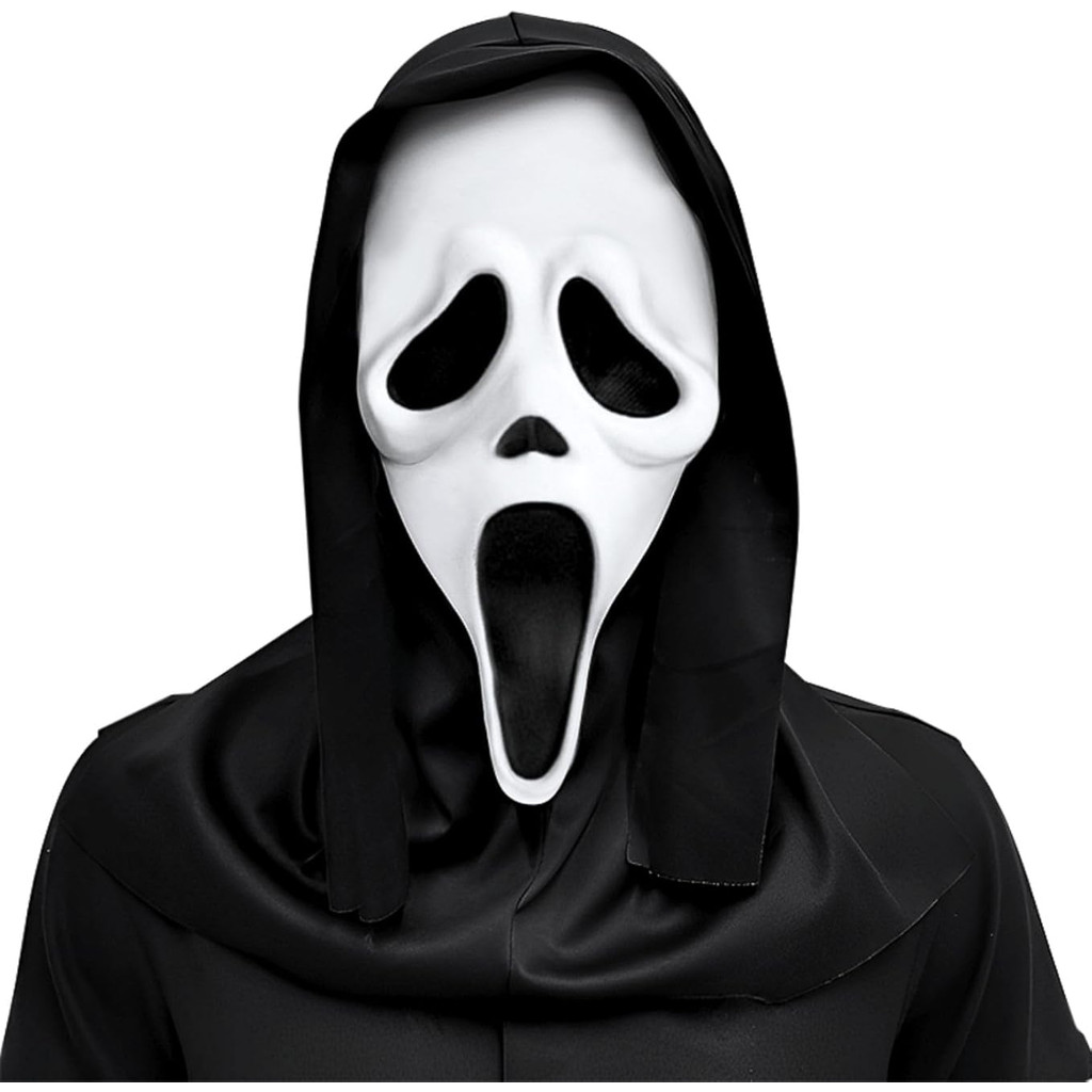 Jual Halloween Scream Ghost Eva Mask Cosplay Party Mask Props Death God ...