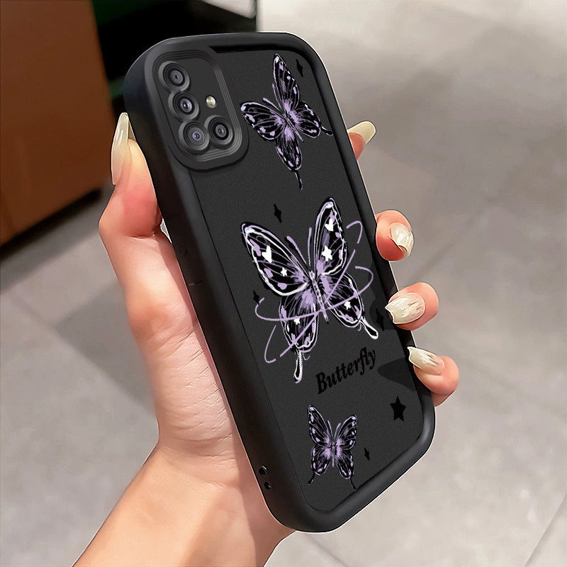 Jual Casing Hp Samsung Galaxy A51 M40s Case Casing Kupu-kupu hitam ...
