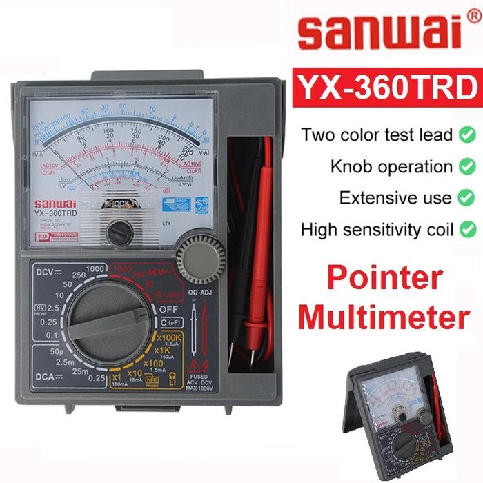Jual SANWAI YX-360TRD Multimeter Multitester Analog Meter Fuse Diode DC ...
