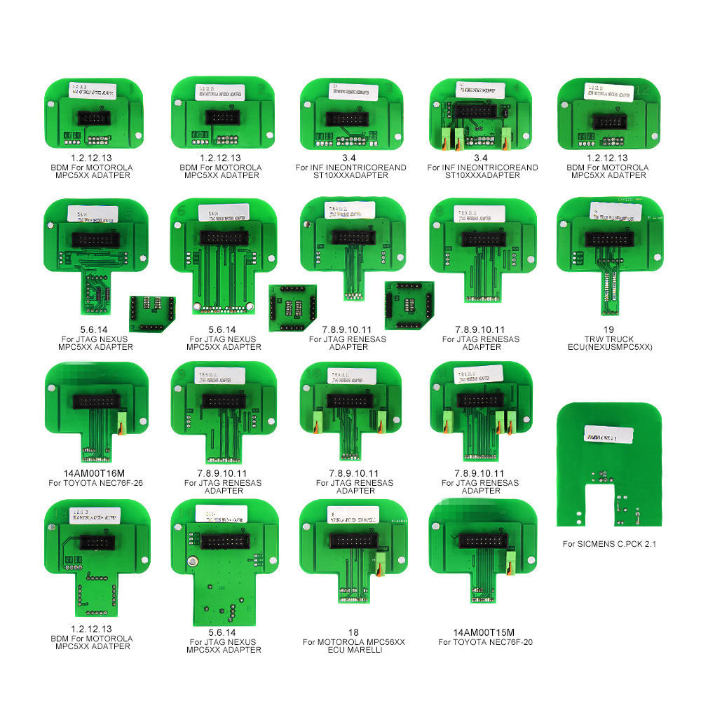 Jual Full Set LED BDM FRAME 2in1 With 4 Probe Pens 22pcs BDM Adapters ...