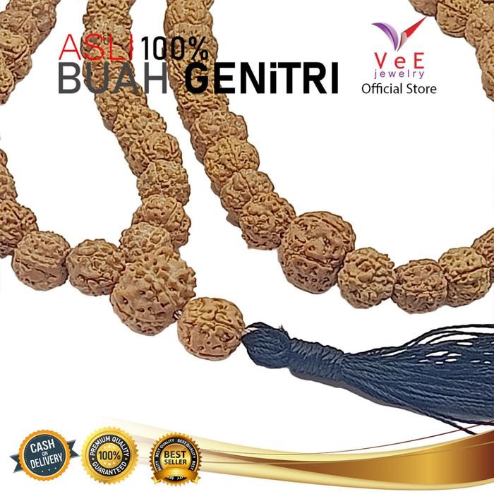 Jual Tasbih Biji Buah Genitri Jenitri Rudraksha 10mm 99 Butir - VeE ...