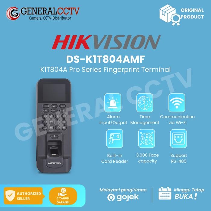 Jual Hikvision DS-K1T804AMF K1T804A Pro Series Fingerprint Terminal ...