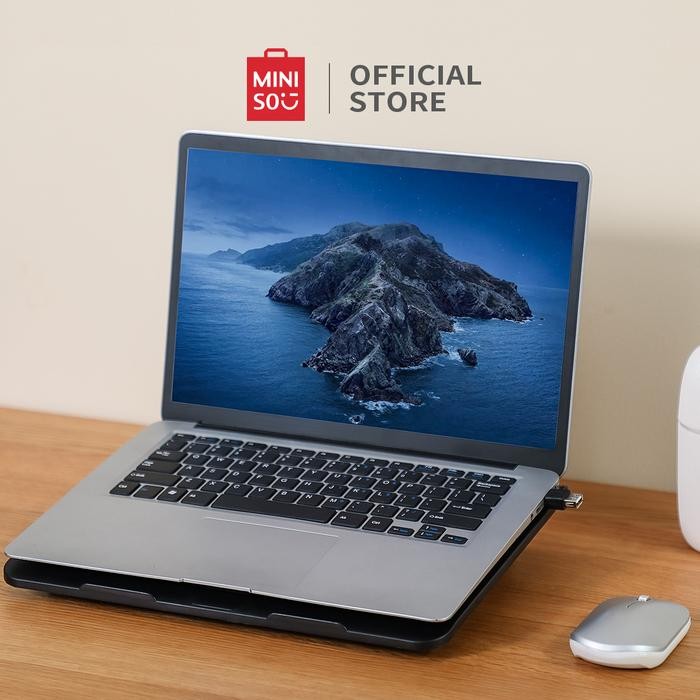 Jual Pilihan- Miniso Laptop Cooling Stand With Lights And Fan | Shopee ...