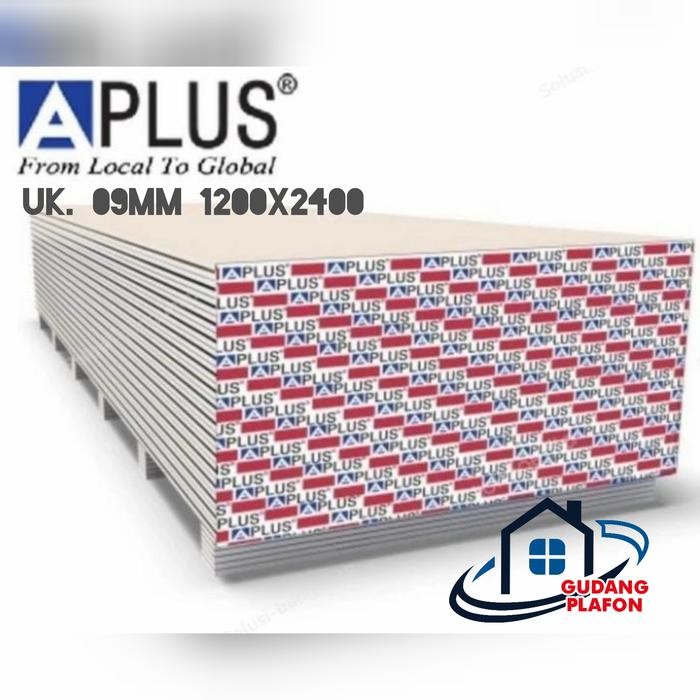 Jual New GYPSUM APLUS 09mm 1200x2400 / PLAFON / GIPSUM / GYPSUM / APLUS ...