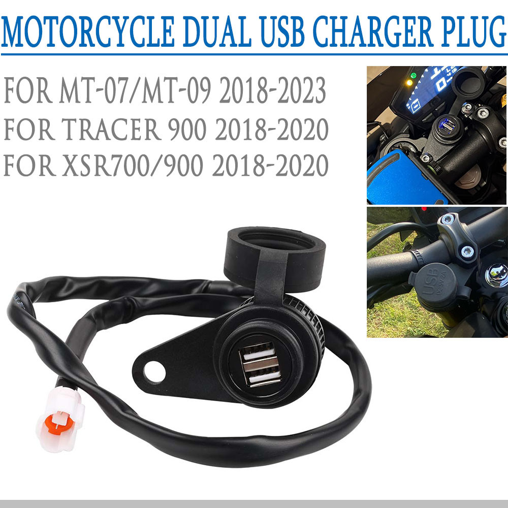 Jual Motorcycle USB DC Outlet For Yamaha MT07 MT09 SP Tracer 900 7 700 ...