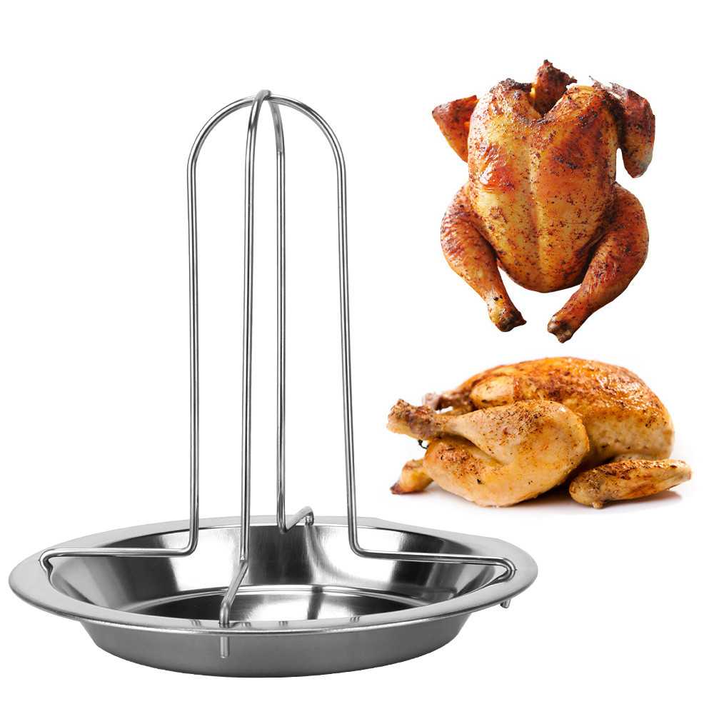 Jual BEST SELLER Stainless Steel Grilled Chicken Plate Kitchen Outdoor ...