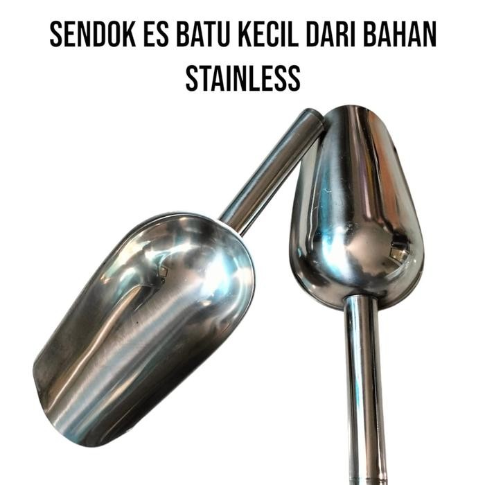 Jual Sendok Skop Es Batu Stainless Tebal/Sekop Es/Sekop Beras Stainless ...