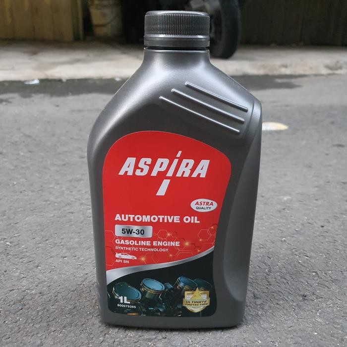 Jual Oli oil aspira astra 5w 30 5w30 5w-30 diproduksi Shell oli mesin ...