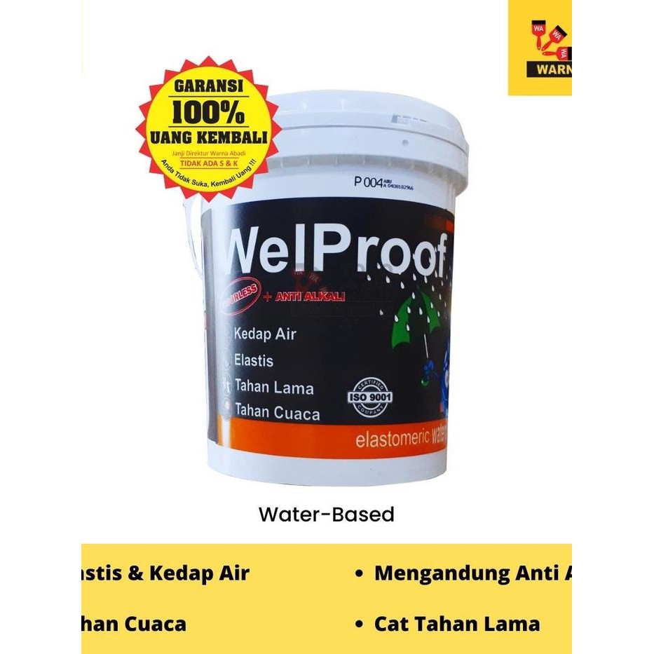 Jual Pilihan- Cat Pelapis Anti Bocor Welproof 20 Kg / Cat Waterproofing ...