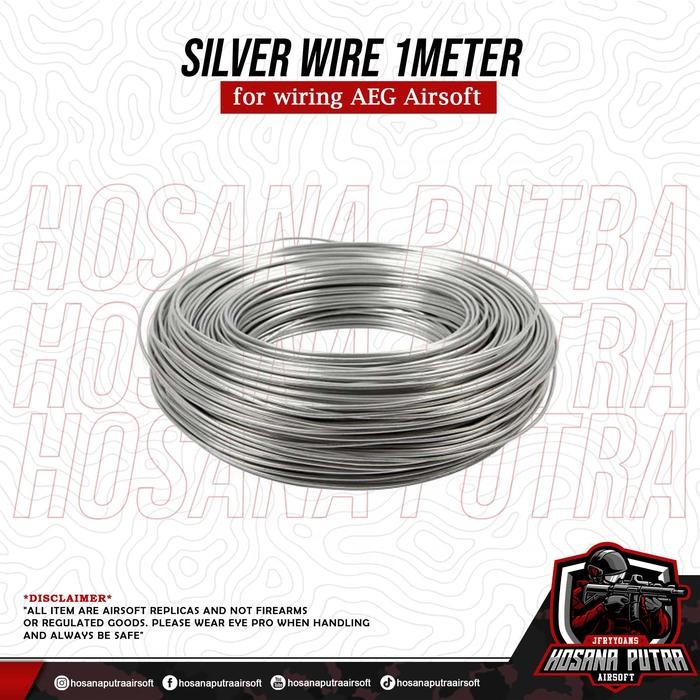 Jual Pilihan- Silver Wire Kabel Silver For Wiring Aeg Series | Shopee ...