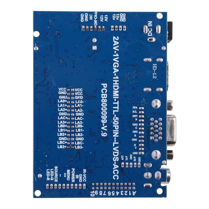 Jual Driver Board LCD Display 50Pin Universal TTL LVDS Controller Board ...