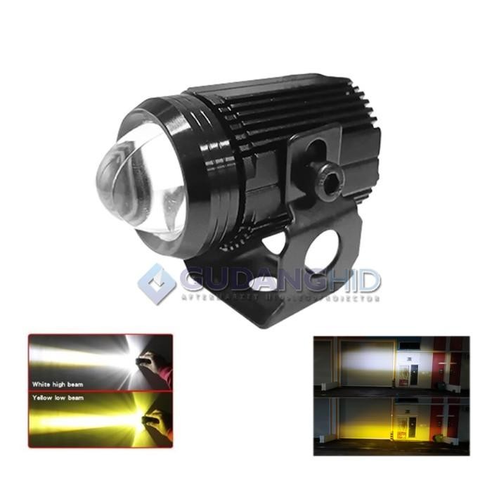 Jual Lampu Tembak Sorot Motor LED Laser D2 Foglamp Mini Projie 20W Cree ...