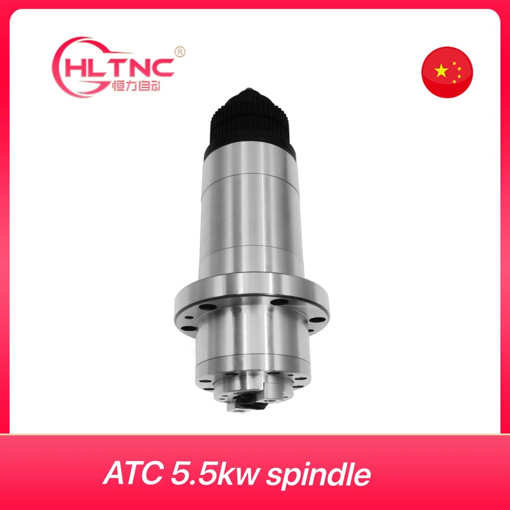 Jual BEST SELLER ATC Spindle BT30 5.5kw 24000rpm Spindle Power Head CNC ...