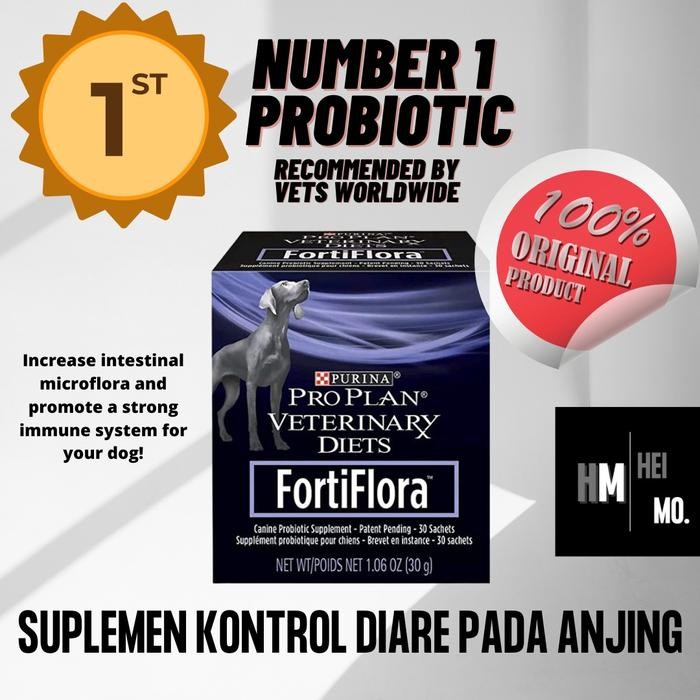 Jual Pet Kingdom - Purina Proplan Fortiflora Probiotics Anjing Kucing ...