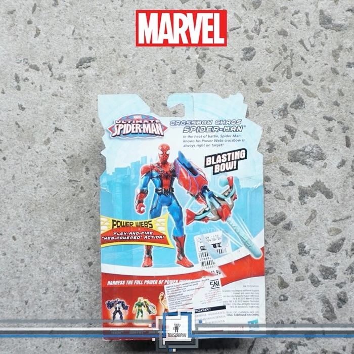 Jual Marvel Ultimate Spider Man Power Webs Crossbow Chaos Spiderman ...