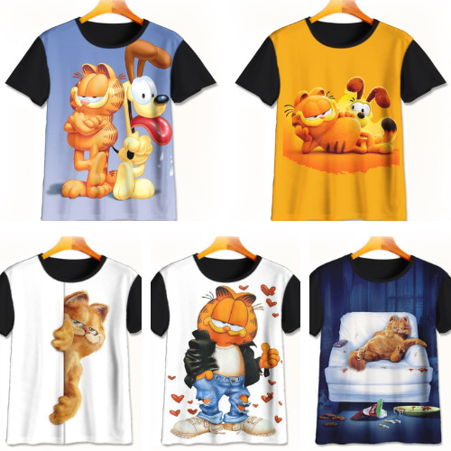 Jual Kaos Garfield 3D Keren | Kaos Kartun Garfield | Baju Garfield ...