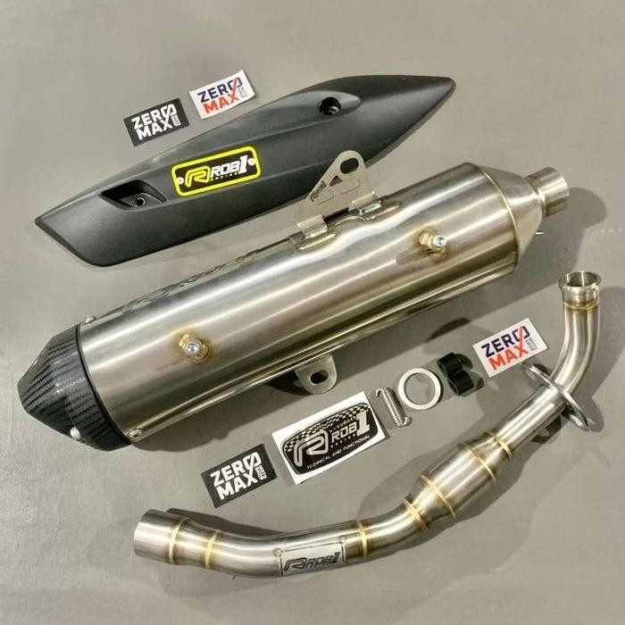 Jual KNALPOT ROB1 STANDAR RACING CUP CAP V MEGABOMB ALL NEW AEROX 155 ...