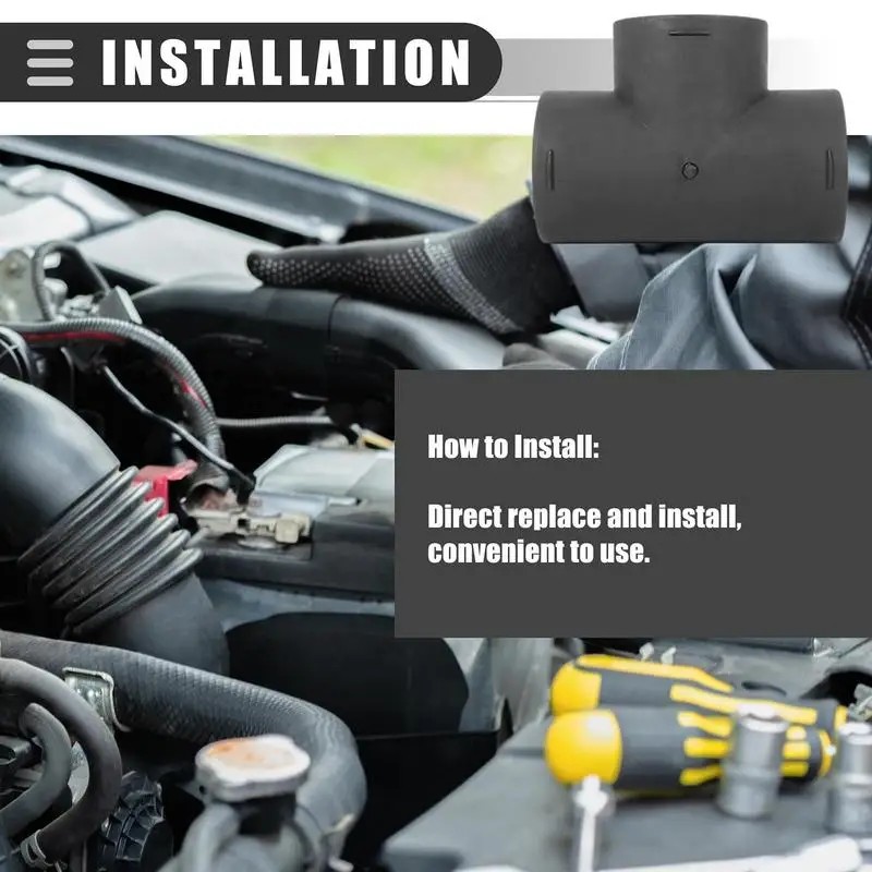 Jual 60mm Car Air Diesel Heater Pipe Jointer Air Vent Ducting T Piece ...