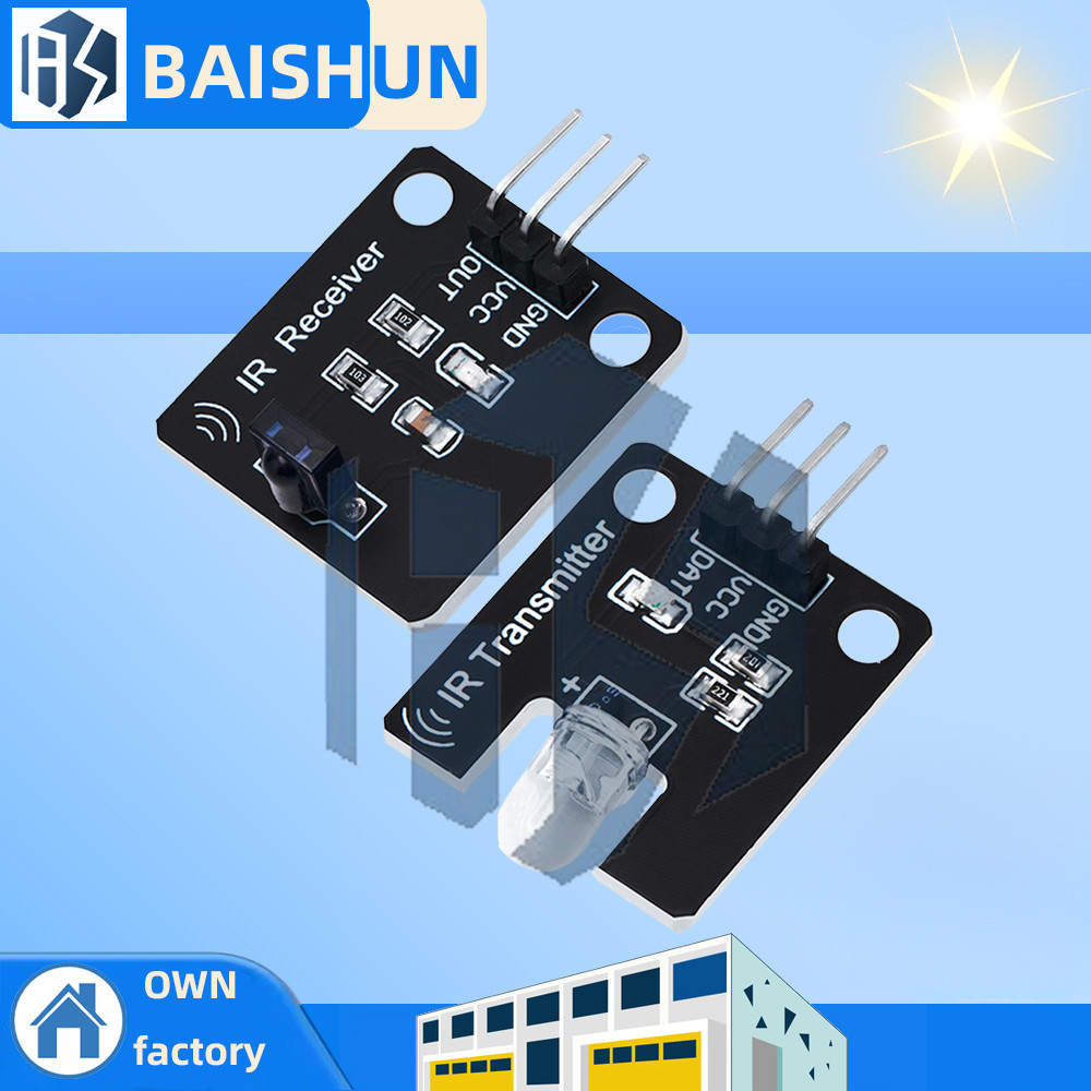 Jual 38kHz IR Transmitter & Receiver Module Kit for Arduino - Infrared ...