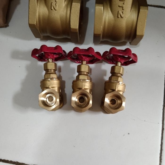 Jual Terhemat Gate Valve Kitz 3/4Inch Kuningan/Stop Kran Kitz 3/4Inch ...