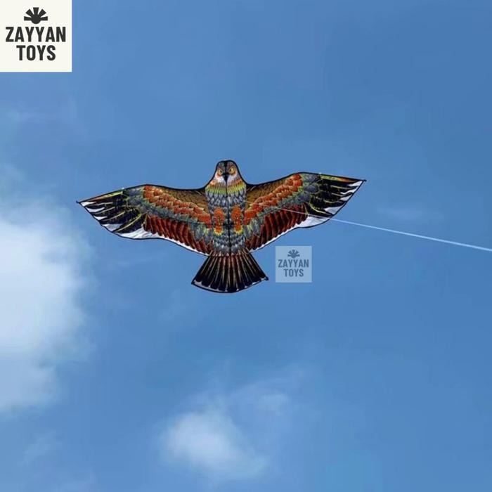 Jual Layangan Elang Ramraman 1 Meter Layang Layang Layan Senar Buat ...