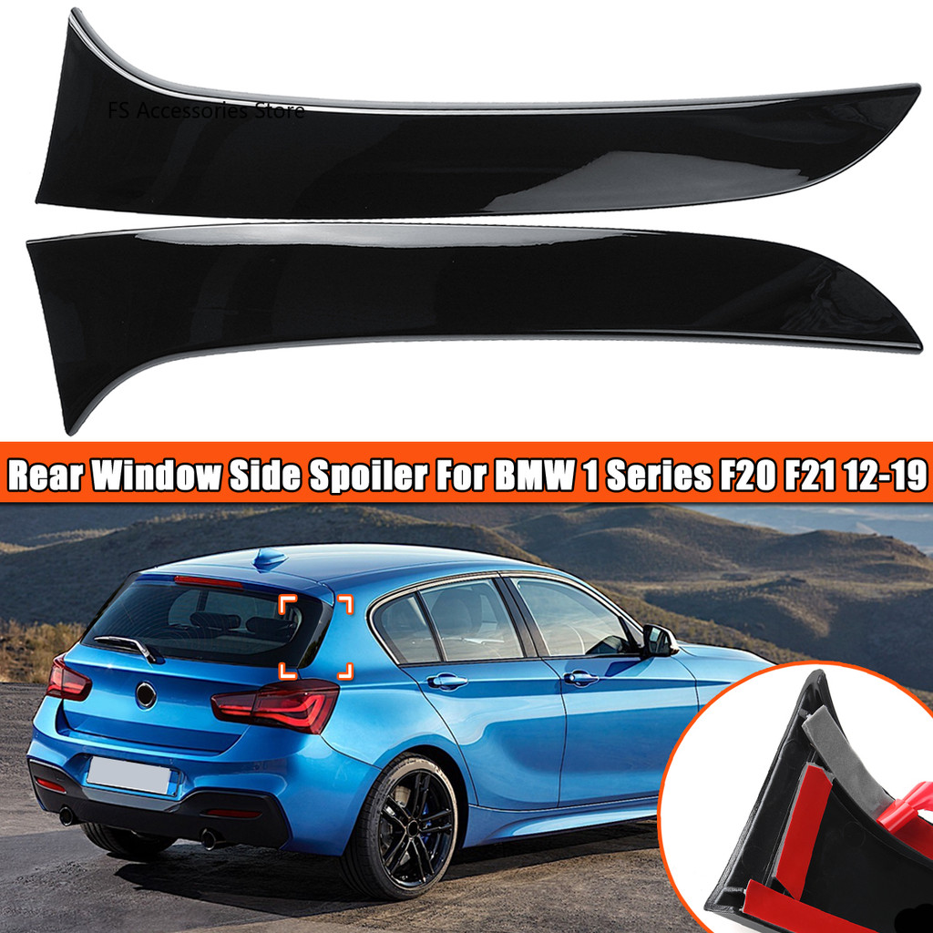Jual Pair Car Rear Window Side Splitter Trunk Diffuser Canards Spoiler ...