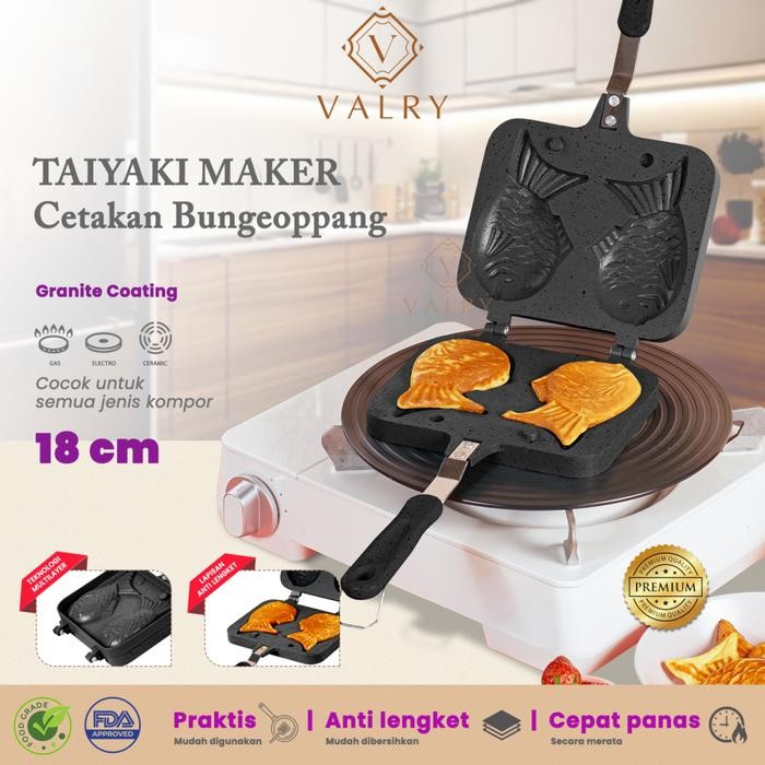 Jual Valry Taiyaki bungeoppang maker Cetakan kue jepang pancake model ...