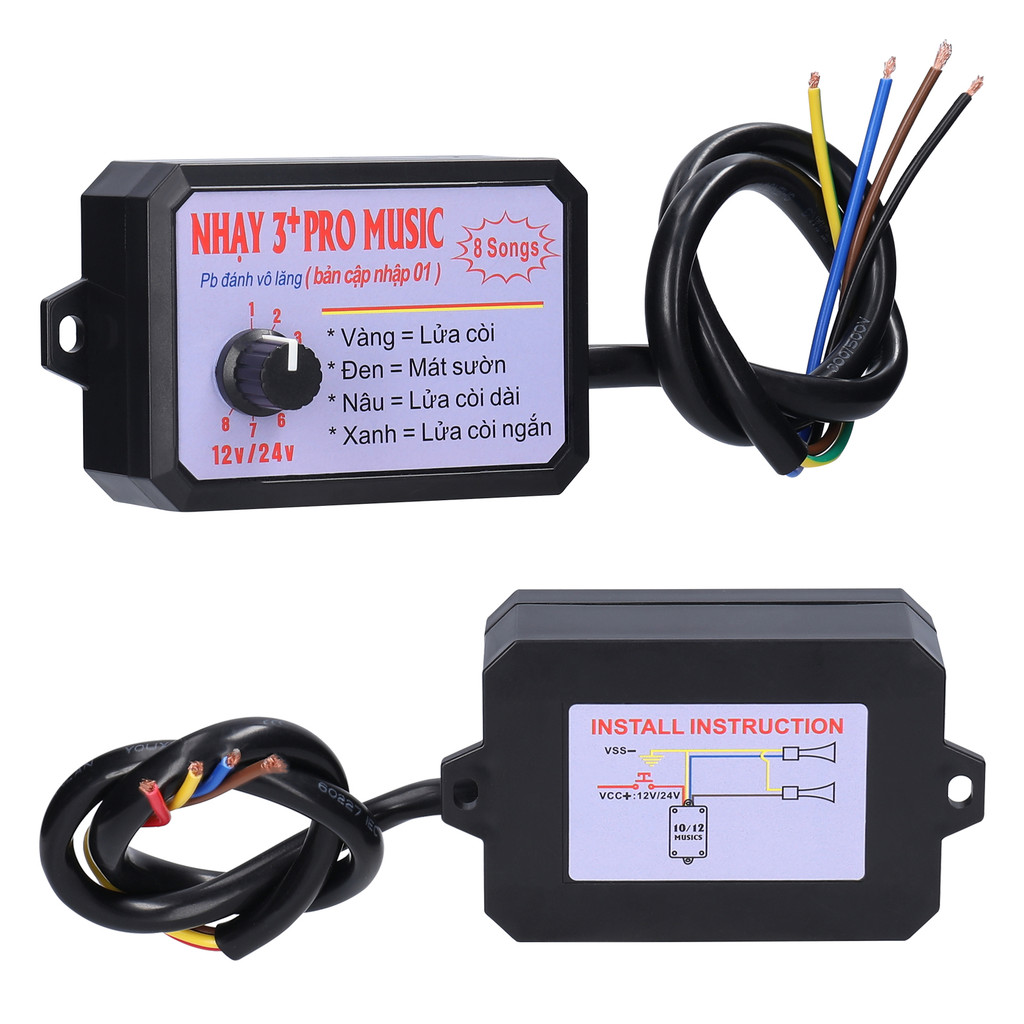 Jual Car Horn Controller Electric Horn Speaker Sound Control Unit with ...