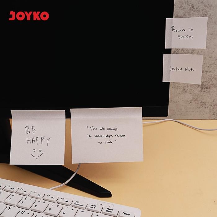 Jual Joyko Memo Stick MMS-653 White Sticky Notes Putih Polos Kecil Isi ...