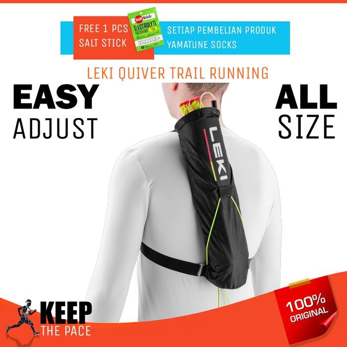 Jual ORIGINAL Leki quiver trail running sarung pole tas poles size ...