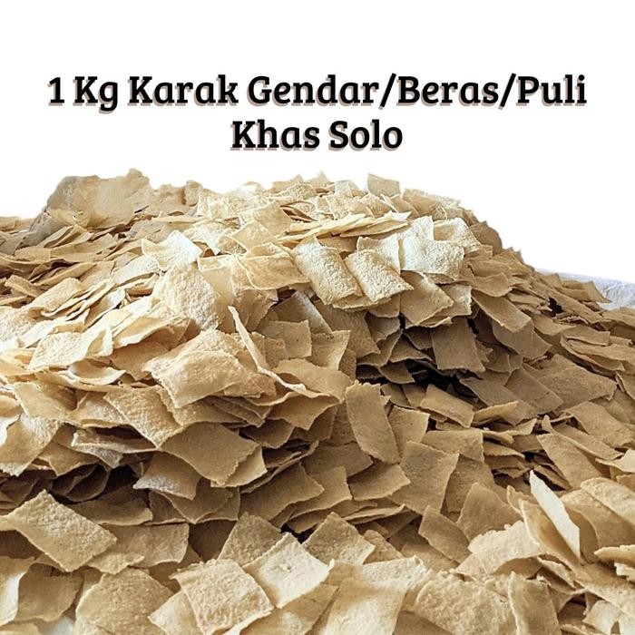 Jual Pilihan- 1Kg Kerupuk Karak Solo. Rakso Rasa Bawang. Makanan Kering ...