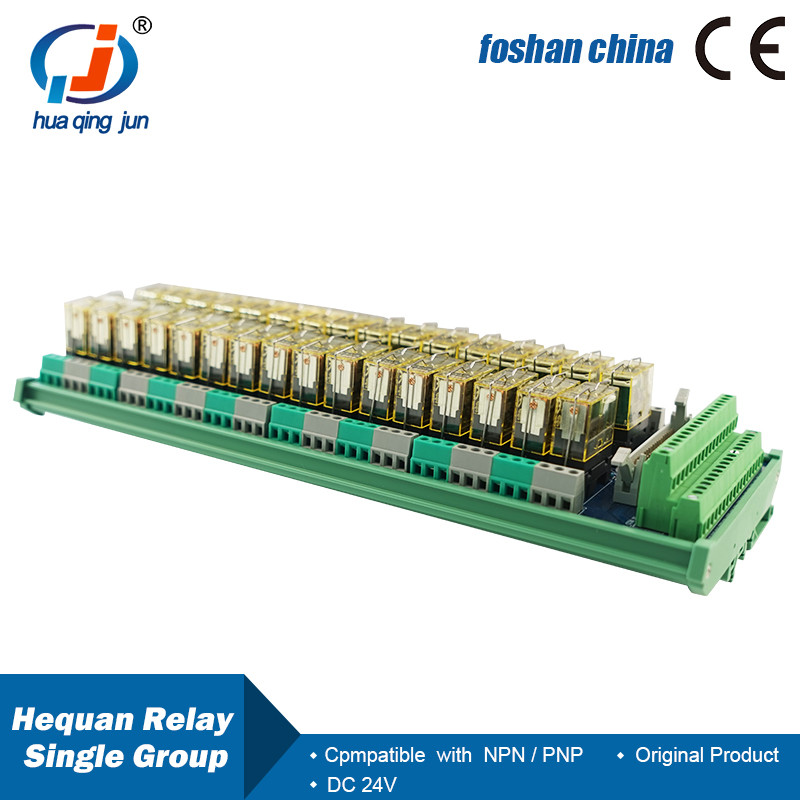 Jual Baru Huaqingjun 32 Channels 1NO 1NC Relay Module DC24V Relays for ...