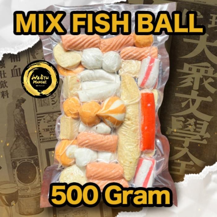 Jual Pilihan- Bakso Ikan Fish Ball Mix 500 Gram Baso Ikan Shabu Shabu ...