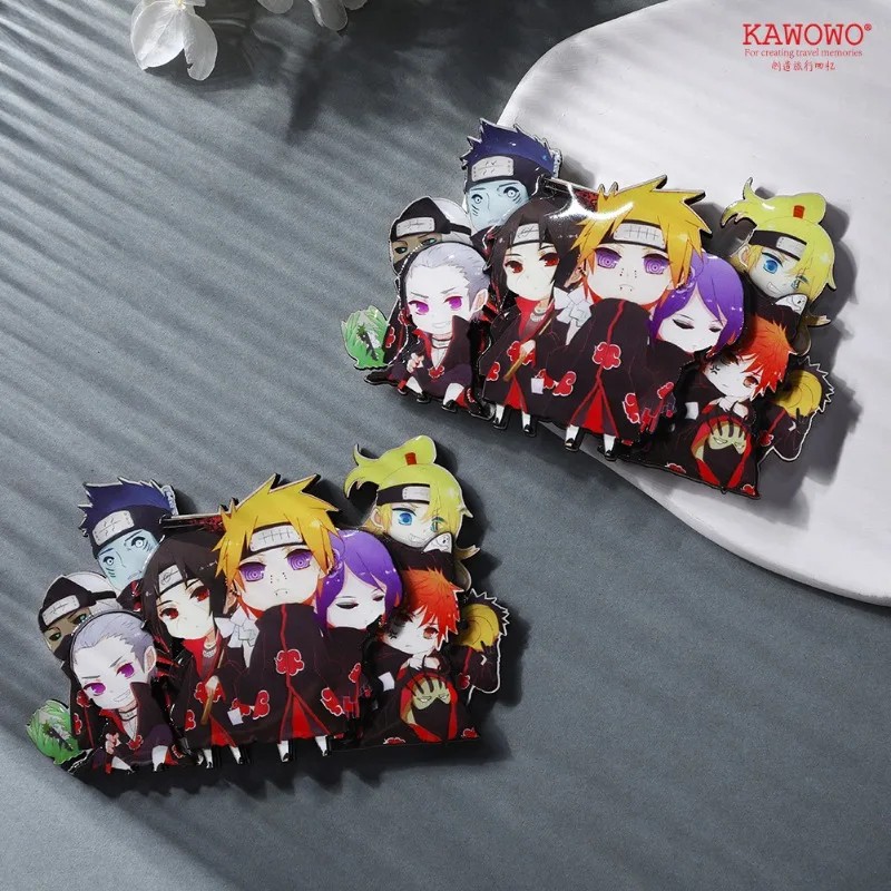 Jual Anime stickers Naruto refrigerator stickers 3D three-dimensional ...