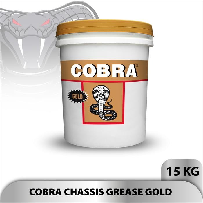 Jual Ready COBRA CHASSIS GREASE GOLD NO 3 (15KG) | Shopee Indonesia