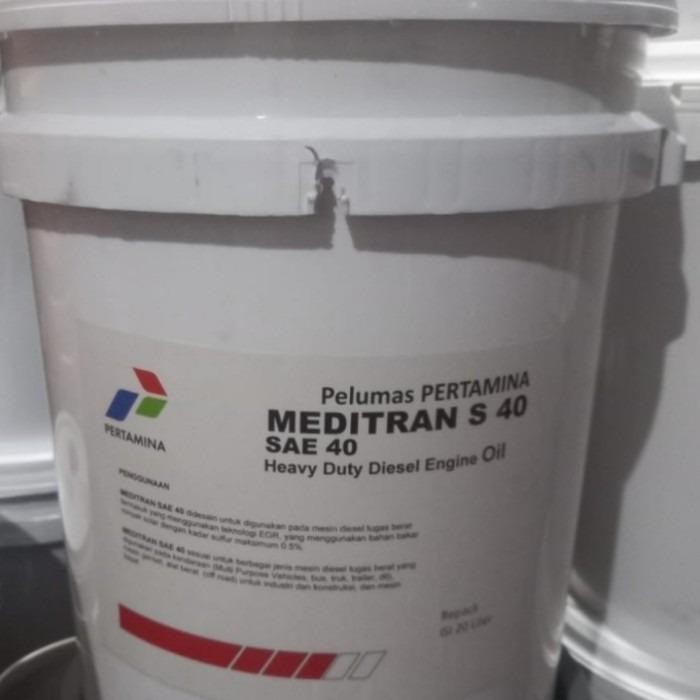 Jual OLI PERTAMINA MEDITRAN S 40 SAE 40 / 20 LITER | Shopee Indonesia