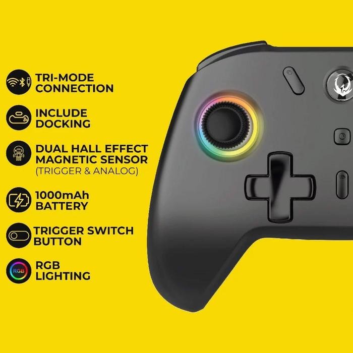 Jual Sades Ryunix G90 Gamepad Hall Effect Tri Mode Gaming Controller ...