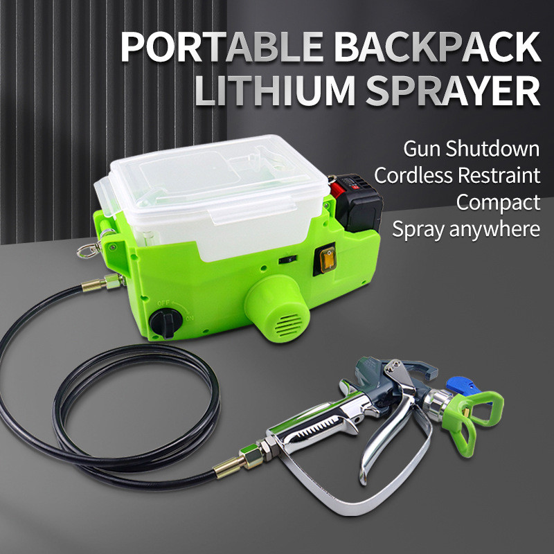 Jual TERLARIS Handheld airless paint sprayer, backpack-style paint and ...