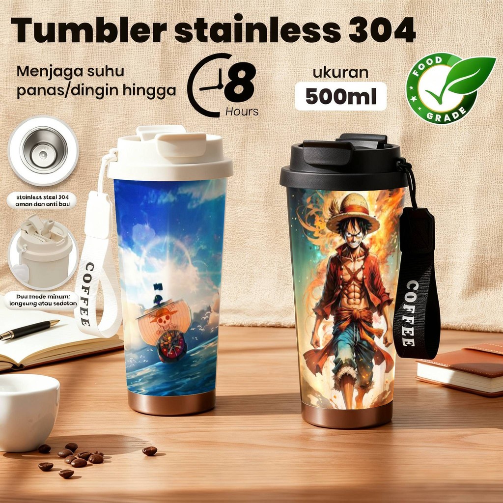Jual Botol Minum Stainless Steel 304 Food Grade 500ml - Tahan Suhu ...