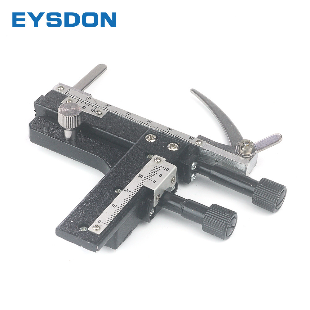 Jual Microscope Attachable Mechanical Stage X-Y Moveable Stage Caliper ...