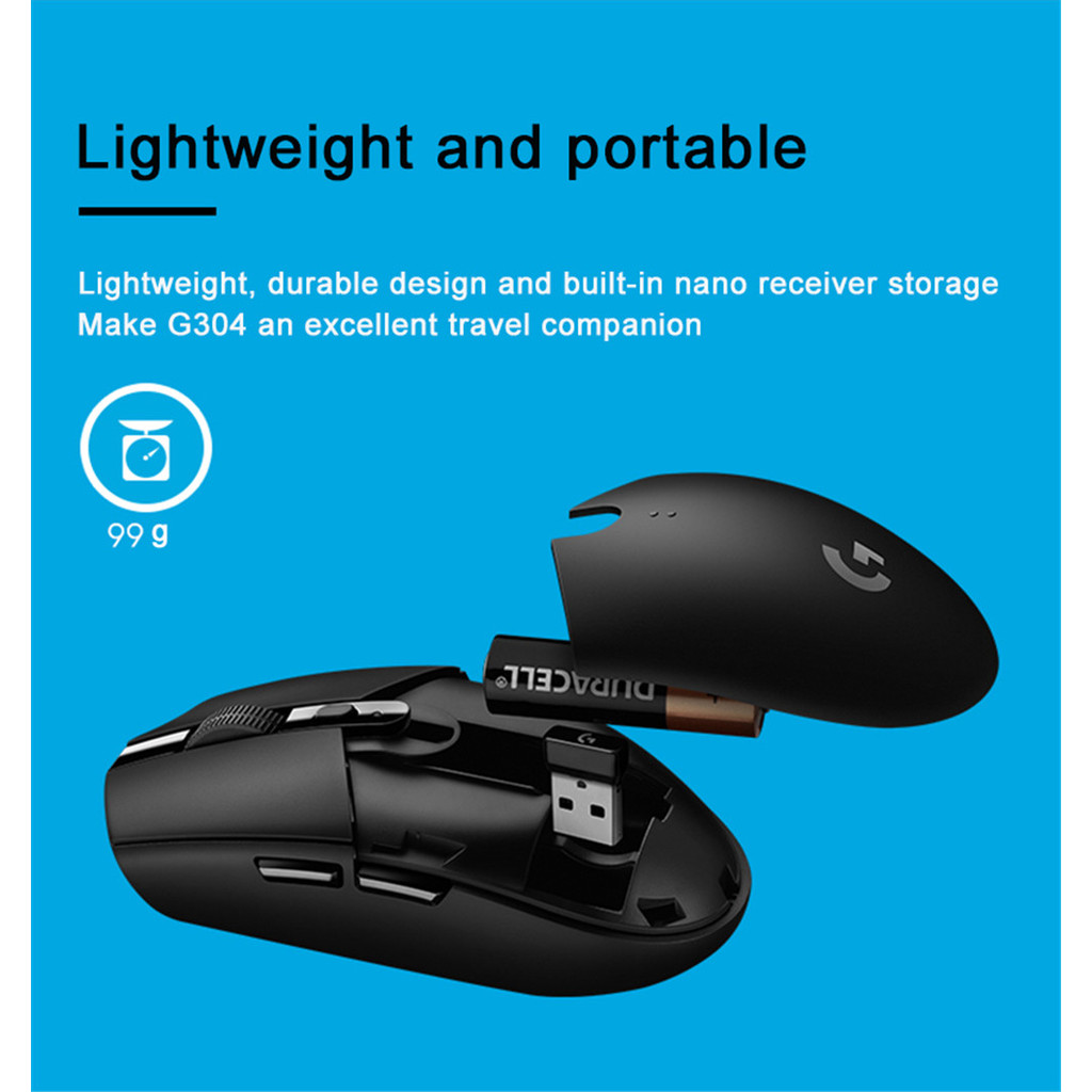 Jual Original Logitech G304 /G305 Wireless Gaming Mouse PC Gamer 12000DPI Hero Sensor RGB Usb ...
