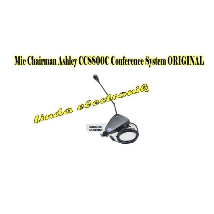 Jual Mic Chairman Ashley ccs800c Conference ORIGINAL ashley ccs 800c ...