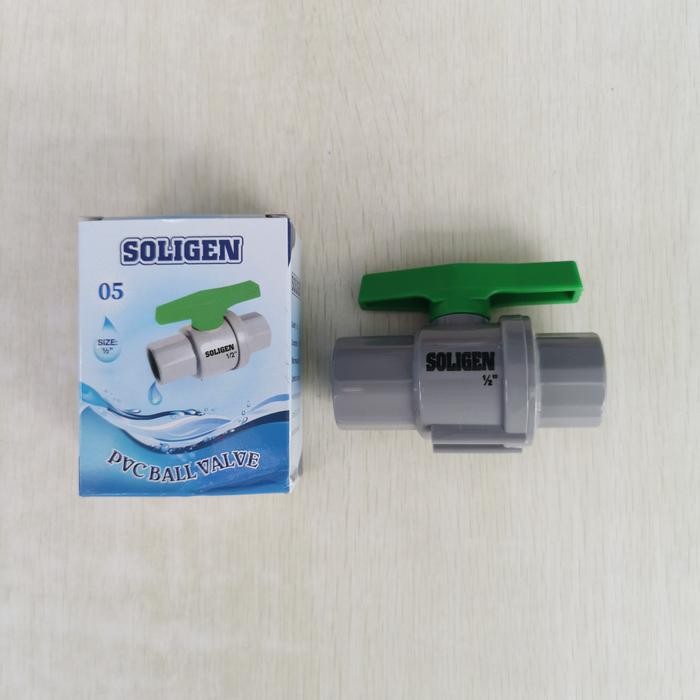 Jual Ball valve pvc soligen 05 2inch | Shopee Indonesia