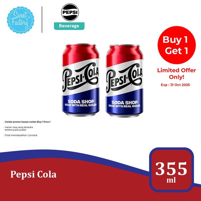 Jual ORIGINAL! Pepsi Series Minuman Soda Kaleng 3 Varian Rasa (Original ...